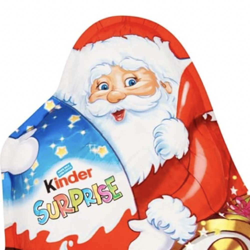 Babbo Natale Kinder dove comprarlo, prezzo e quanto è grande - Tuttouomini
