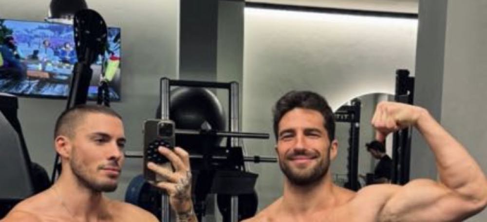 Alvise Rigo e Nick Cornia insieme sono un'esplosione di muscoli ...